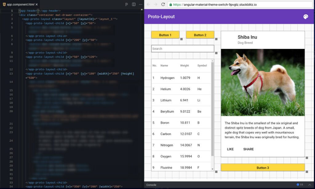 Frontend-First: Grundlayouts mit interaktiven Komponenten