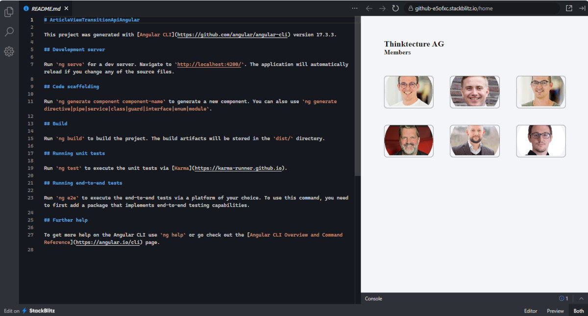 Hybride App-Entwicklung mit der View-Transition-API