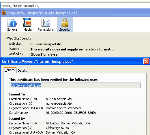 Unterschiedliche Typen von SSL-Zertifikaten